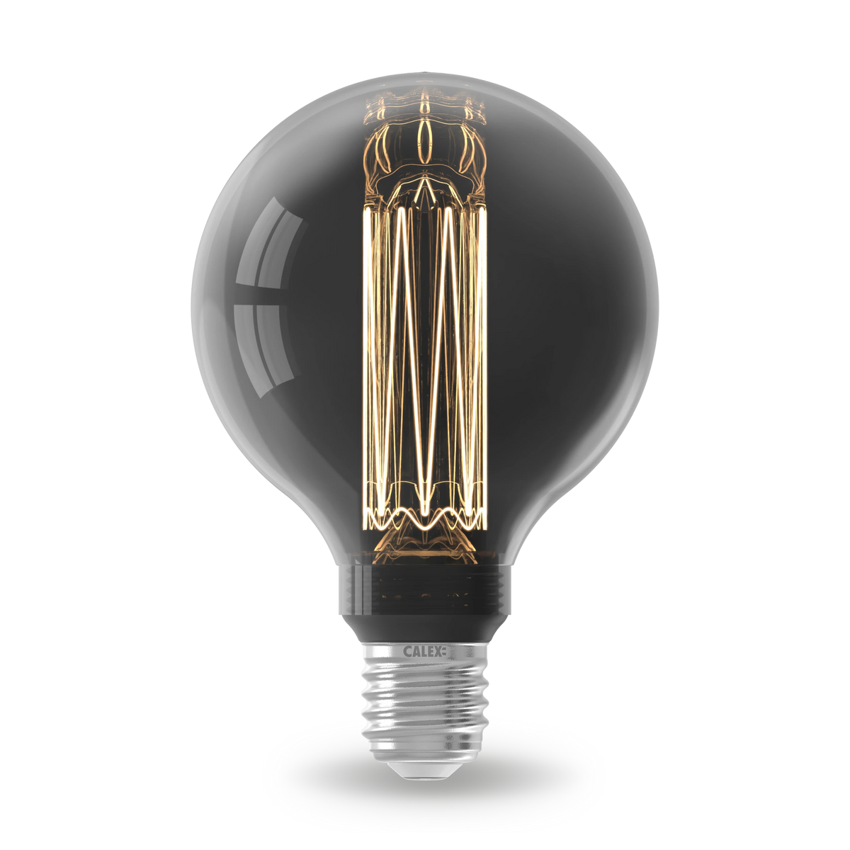 Calex Crown Series LED Bulb - E27 - G95 - Titanium – calex-europe