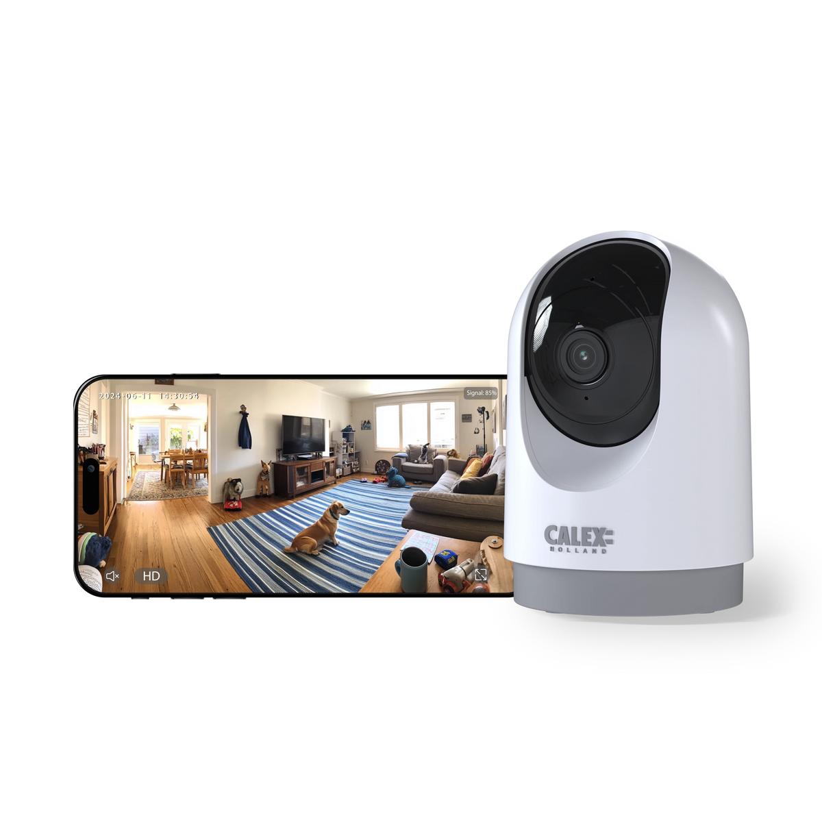Calex Smart Indoor PTZ Camera - 2K - White – calex-europe